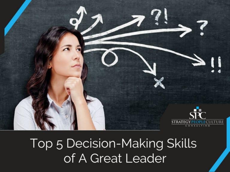 Top 5 Decision-Making Skills of A Great Leader | Strategy People ...